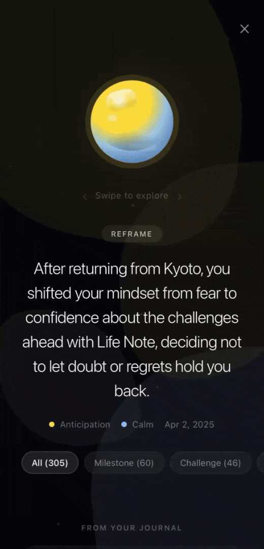 Beautiful Memories: Memory Orbs for AI Journaling (Plus Our 2026 Roadmap)